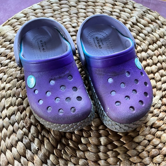 CROCS | Shoes | Kids Purple Mermaid Scale Crocs Clogs | Poshmark